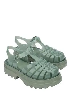 Melissa Possession Platform Ii Sandal - Green