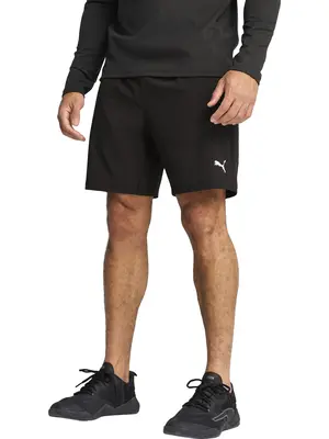 PUMA Tech Training 7" Stretch Woven Training Shorts - Black