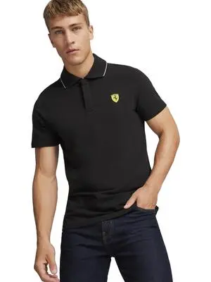 PUMA Scuderia Ferrari Motorsport Race Polo Shirt - Black
