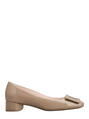 ROGER VIVIER Ballerinas In Patent Leather - Grey