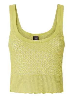PINKO PINKO Crochet-Knit Top