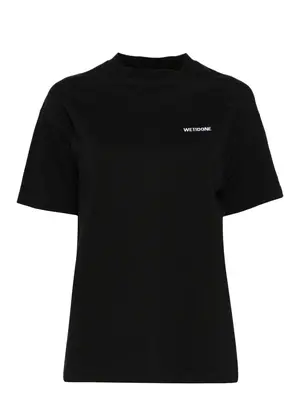 We11Done Embroidered Logo T-shirt - Black