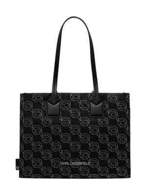 Karl Lagerfeld Ikon Medium Tote - Black