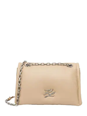 Karl Lagerfeld K/autograph Crossbody Bag - 80x Beige