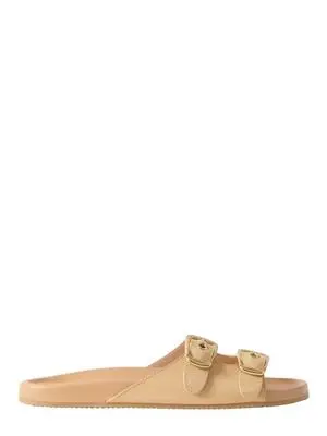 Chloé Buckled Leather Sandals Sand
