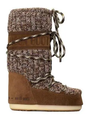 Moon Boot Icon Wool Boots - Cigar