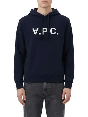 A.p.c. Logo Hoodie - Navy