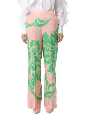 Etro Printed Wide-leg Trousers - Pink