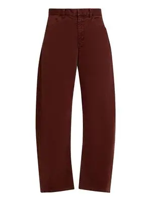 NILI LOTAN Nili Lotan Tribeca Straight Leg Pants Cabernet