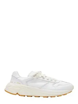 COMMON PROJECTS Common Projects Premium Leather Runner Sneakers White