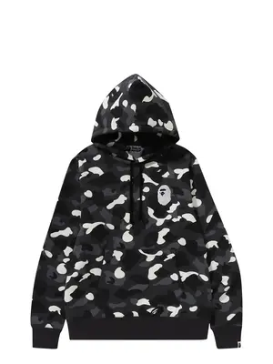A BATHING APE City Camo Large Ape Head Pullover Hoodie - Black