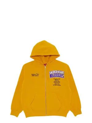 Supreme Supreme Salvation Zip-Up Hooded Sweatshirt Gold