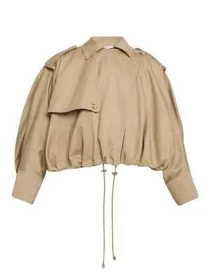 Gabriela Hearst Hunt Oversized Trench Jacket - Camel