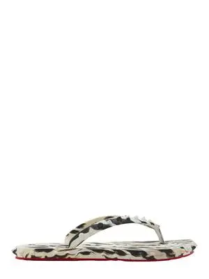 CHRISTIAN LOUBOUTIN Super Loubi Studded Flip Flop Sandals - Multi