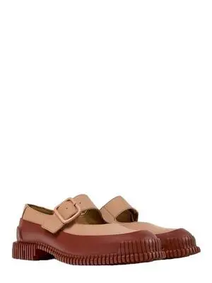 Camper Camper Pix Mary Jane Flat Beige Multi