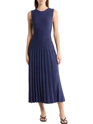 STAUD STAUD Elyse Pleated Maxi Dress