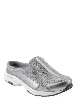 Easy Spirit Travel Sparkle Clog - Medium Gray