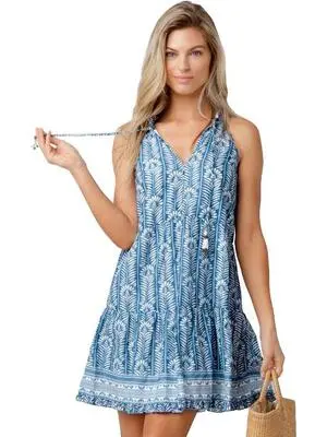 CABANA LIFE Sleeveless Tiered Dress - Harbor