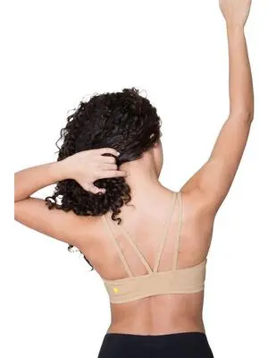 YELLOWBERRY Luna Strappy Bra - Fawn