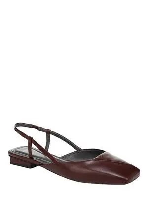 Franco Sarto Telica Slingback Flat - Oxblood Red