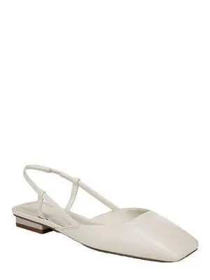 Franco Sarto Telica Slingback Flat - White