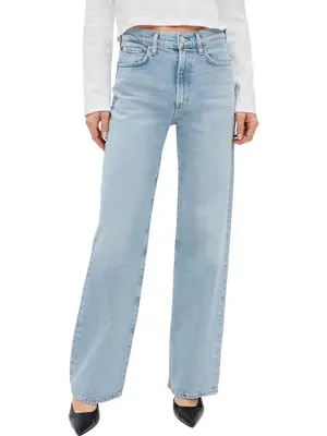 AGOLDE Harper Mid-rise Straight Leg Jeans - Beam