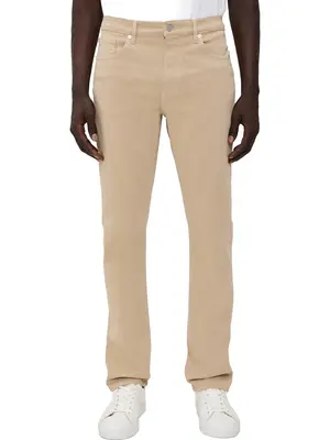 FRAME Modern Straight Twill Jeans - Beige