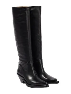 Gabriela Hearst Camero Leather Knee-high Boots - Black
