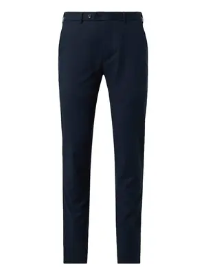Loro Piana Pantaflat Cotton-blend Chinos - Blue