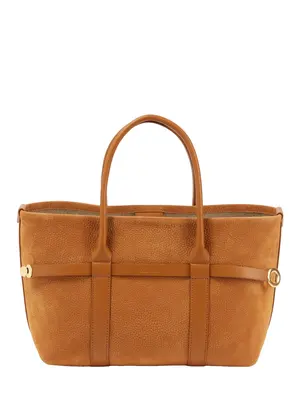 Loro Piana Ghiera Small Leather Tote - Brown