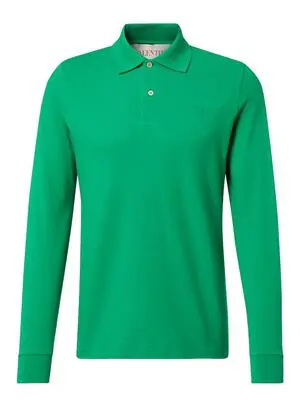 Valentino Garavani Cotton Polo Sweater - Green