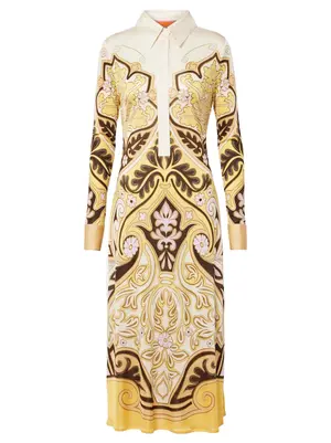 La DoubleJ Perry Printed Midi Dress - Multicoloured