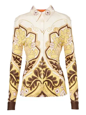 La DoubleJ Spells Placee Printed Shirt - Multicoloured