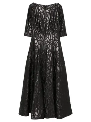 Talbot Runhof Bogna5 Midi Dress - Black