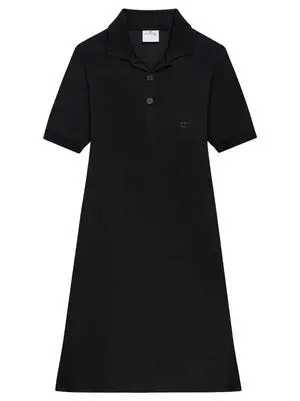 COURREGES Courrèges Polo Mini Dress Black