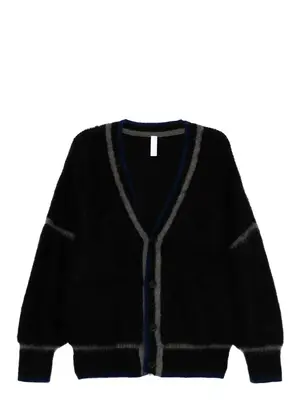 CFCL Brushed Effect Cardigan - Black