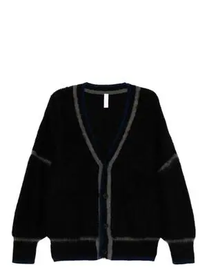 CFCL Brushed Effect Cardigan - Black