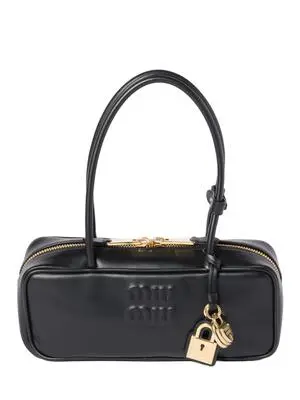 Miu Miu Beau Leather Bag - Black