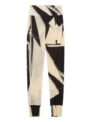 Johanna Ortiz Sailboats Printed Pants - Sailboats Ecru,black