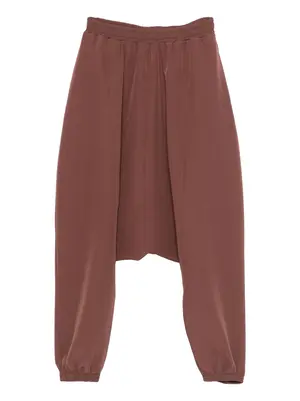 Alchemy Fashions Drop-crotch Trousers - Brown