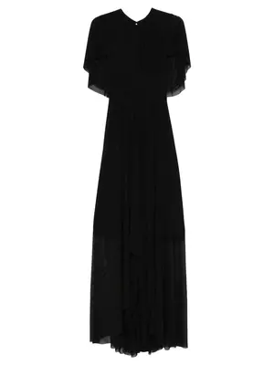 Talbot Runhof Draped-detail Gown - Black