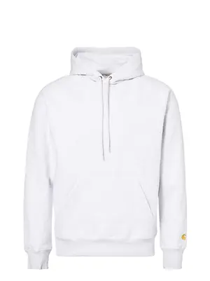 Carhartt Work In Progress Cotton-Blend Hoody Ash Grey / Gold