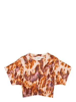 MARANT ETOILE Zilia T-shirt - Ecru/ochre