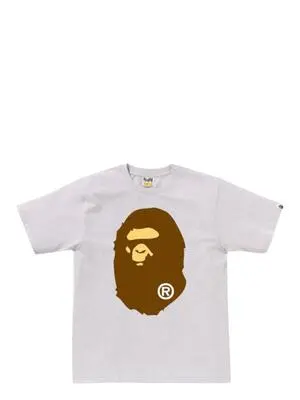 A BATHING APE Big Ape Head T-shirt Light Grey