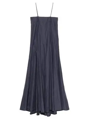FORTE_FORTE Taffeta Maxi Dress - Blue