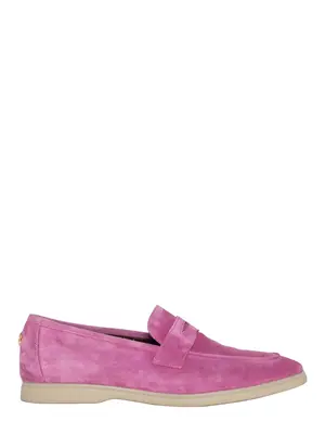 BOUGEOTTE Suede Loafers - Pink