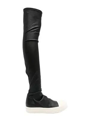 Rick Owens High Top Stocking Sneakers - Black