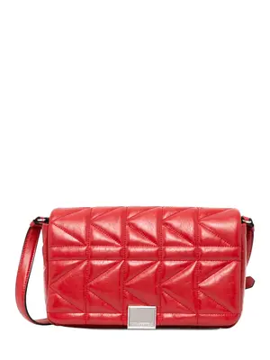 Karl Lagerfeld K/kuilt Shoulder Bag - Red