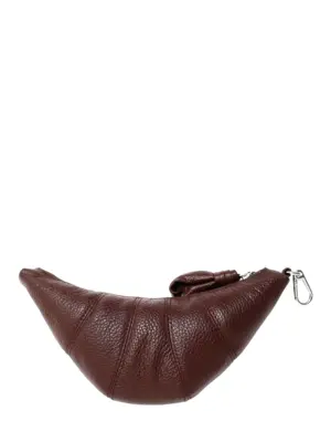 LEMAIRE Croissant Coin Purse - Brown