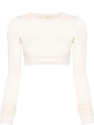 Rick Owens Cropped T-shirt - White